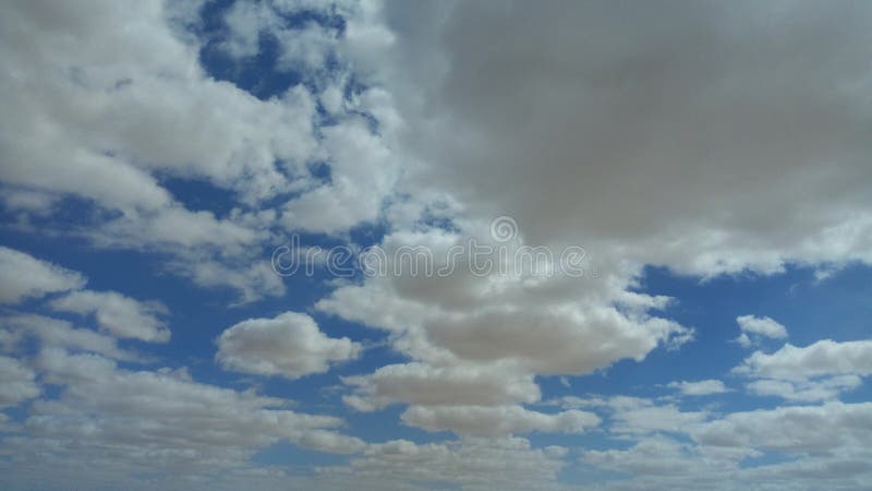 Clouds at the Beginning of October with Rain in the African Sahara ...