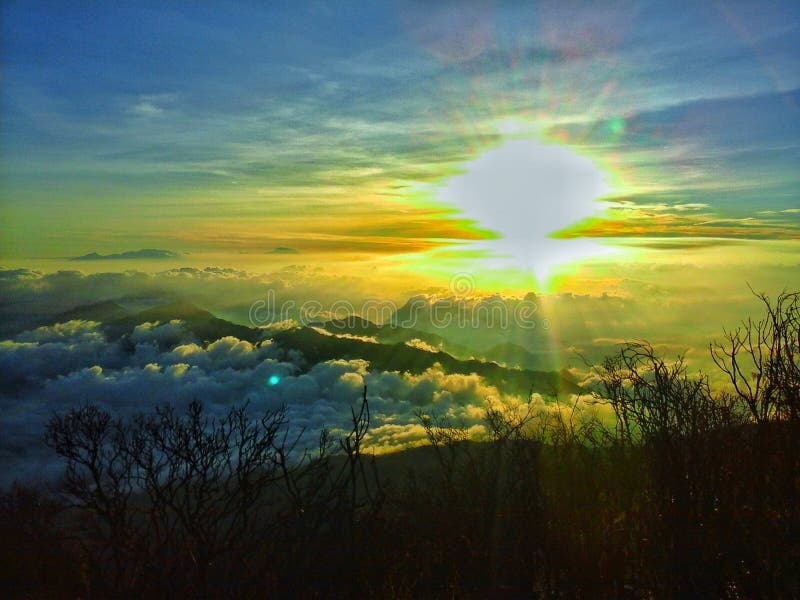 The Clouds Below IV stock image. Image of java, clouds - 128046291