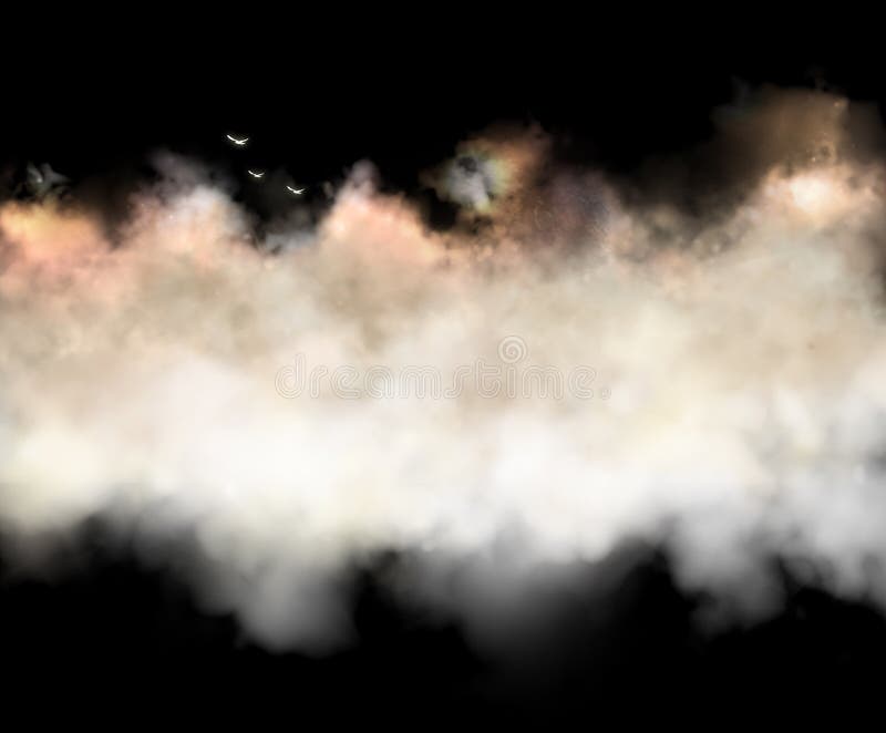 Clouds on a Black Background Stock Image - Image of clouds, black: 61231843