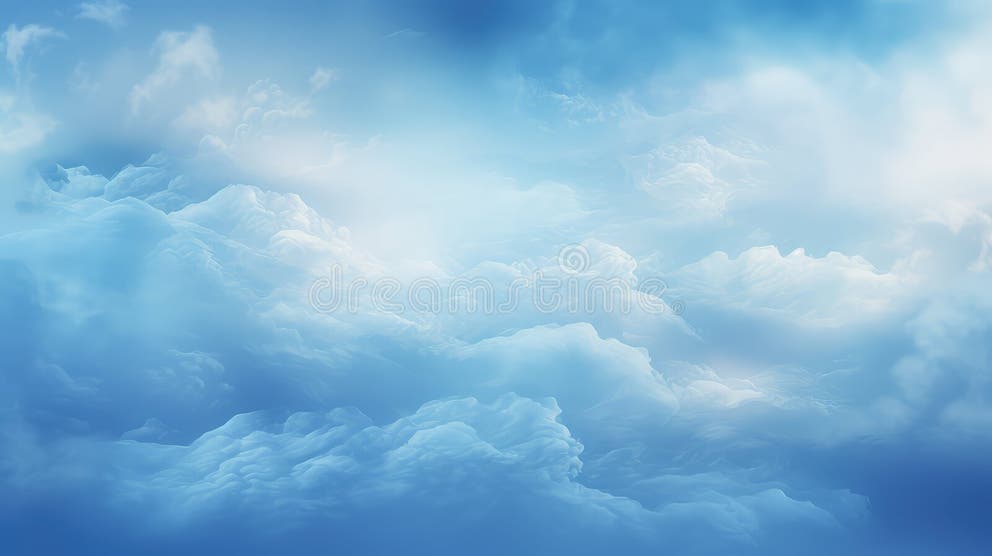 Clouds Blue Gradients with Texture Stock Illustration - Illustration of ...