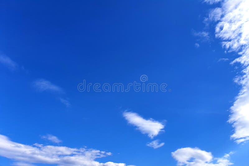 Clouds, Blue Sky Background Design Elements. Pantone Classic Blue Stock ...