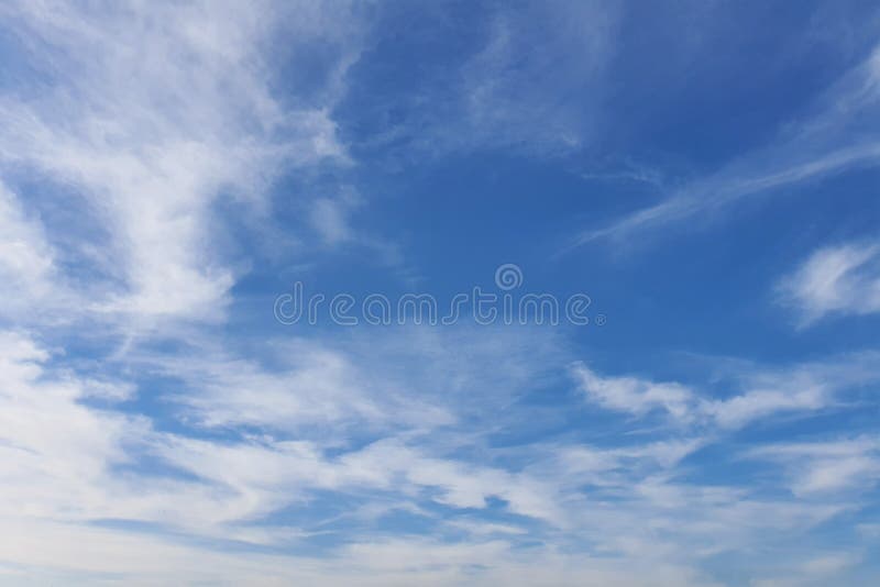 Clouds, Blue Sky Background Design Elements. Pantone Classic Blue Stock ...