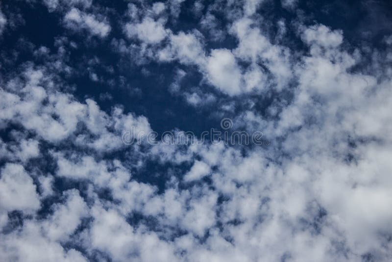 Clouds on the Blue Sky. Background, Texture. Stock Photo - Image of ...