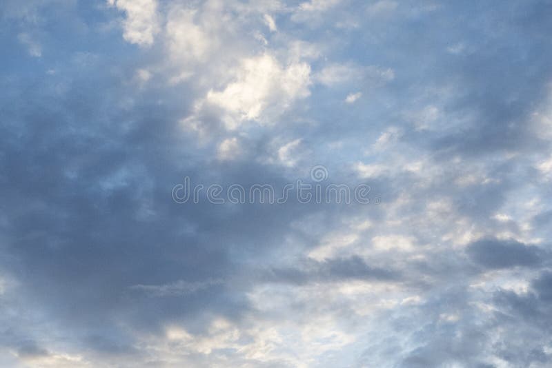 Clouds and Blue Sky Seen from the Ground Stock Photo - Image of clear ...