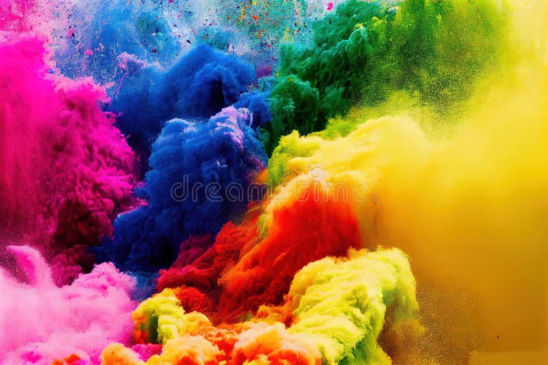 Bright Multi-colored Facades of Houses in London English Style House ...