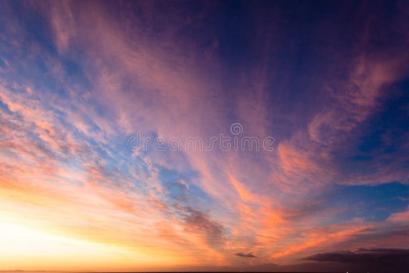 Clouds Cirrus Colors stock photo. Image of thin, canvass - 28912304