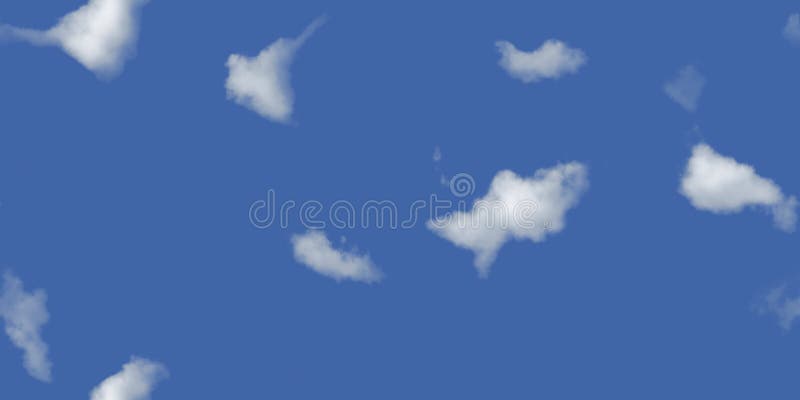 Clouds in Clear Blue Sky Background Texture. Seamless Transition Stock ...