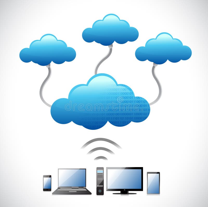 Clouds Computing Network Concept Stock Illustration - Illustration of ... Clouds Computing Network Concept Stock Illustration - Illustration of ...