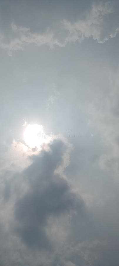 Clouds Cover the Sun and it Might Rain Stock Image - Image of clouds ...