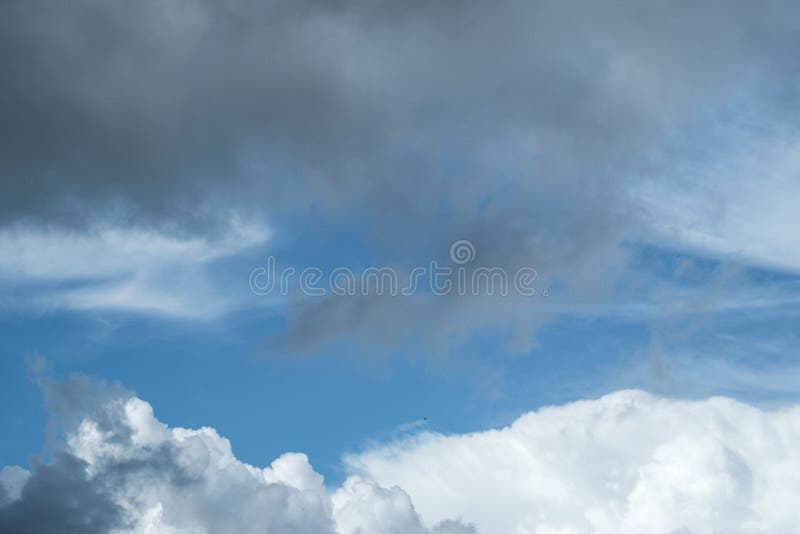 Clouds Creating Beautiful Abstract Weather Cloudscape Stock Image ...