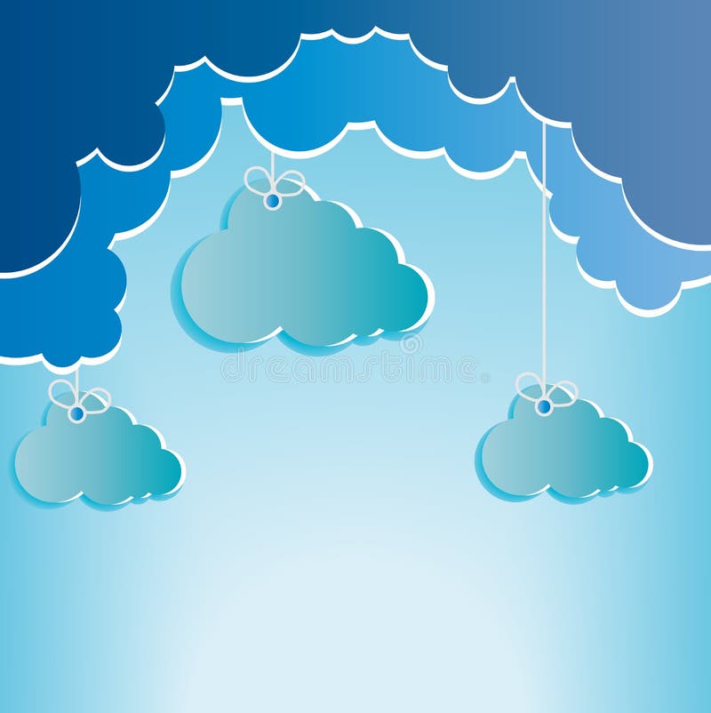 Clouds. stock vector. Illustration of cloud, colors, vector - 40196498