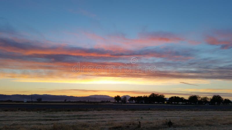 Clouds Desert Sundown stock photo. Image of clouds, stop - 164010788