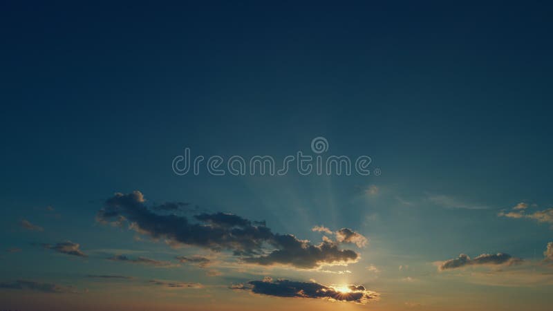 Clouds in Different Shades. Clouds during Sunset. Panoramic View Stock Photo - Image of ...