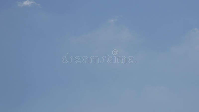 Clouds Dissipating on Blue Sky Background Stock Video - Video of ...