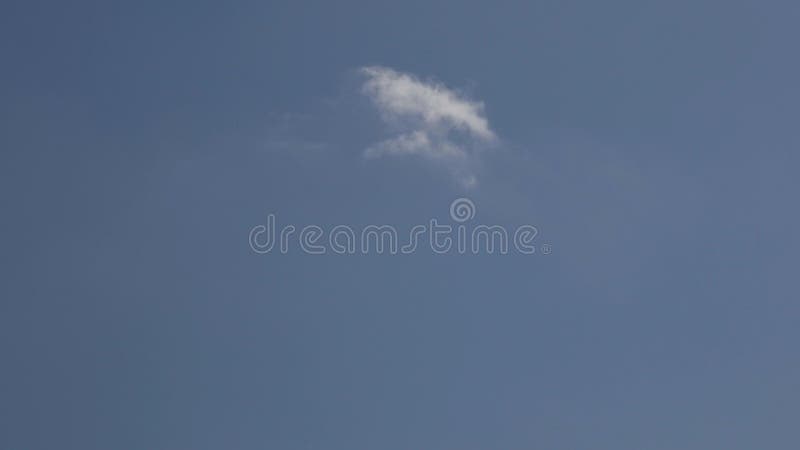 Clouds Dissipating on Blue Sky Background Stock Video - Video of cloud ...