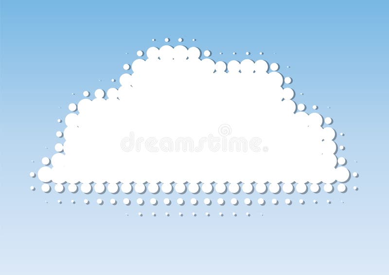 Clouds dot gain stock vector. Illustration of circles - 35426868