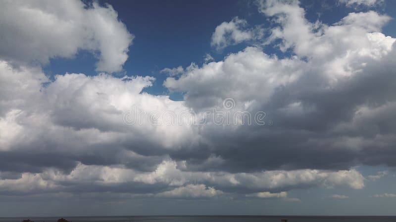 Clouds Fast Movement To the Background in the Sky in Venice Stock Video ...