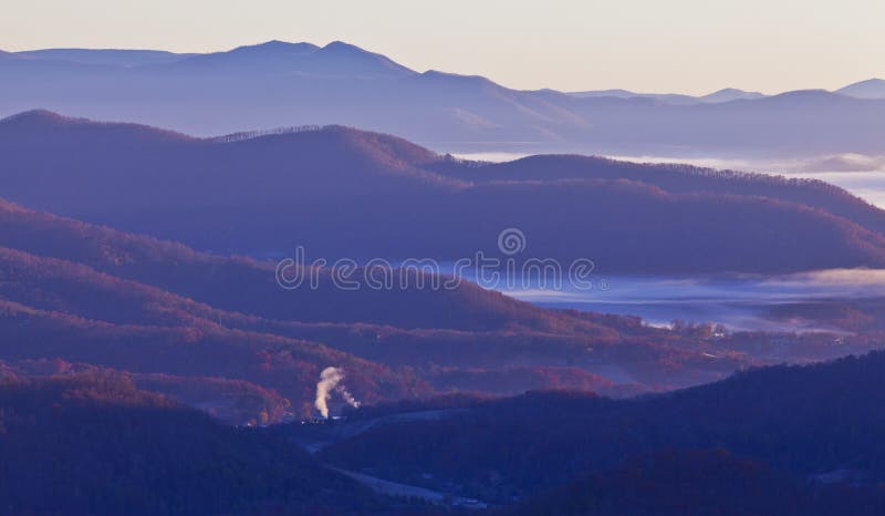 Clouds And Fog Over Appalachian Mountains Picture. Image: 23063736