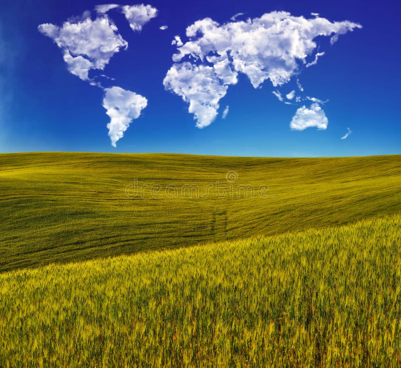 World Map Wheat Field Stock Photos - Free & Royalty-Free Stock Photos ...