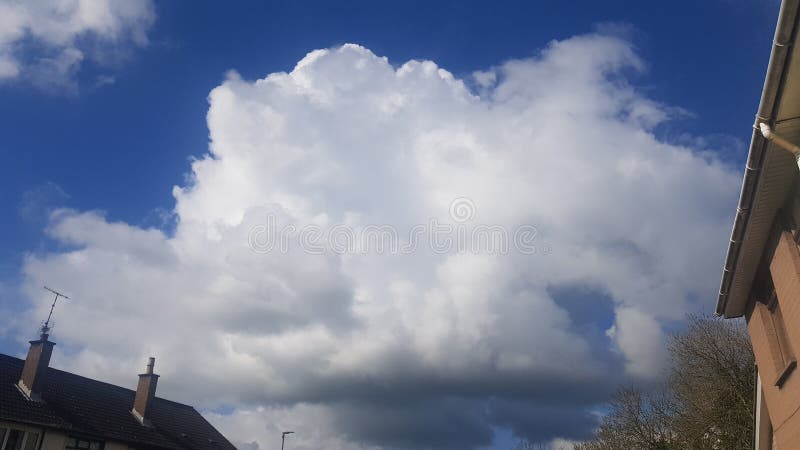 Clouds Forming Shapes and Patterns Gorgeous Stock Image - Image of ...