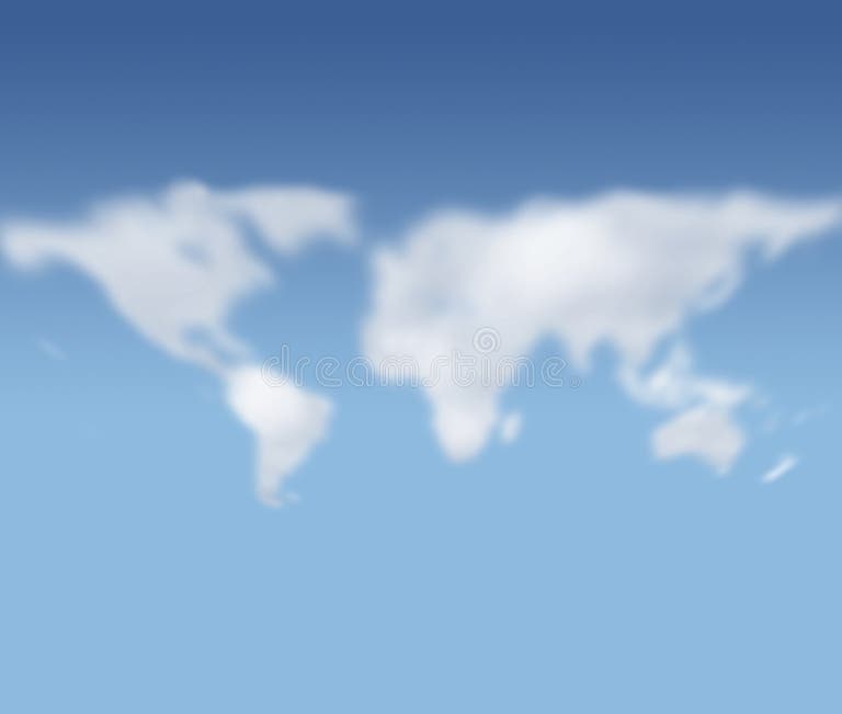 Cloudy World Map Stock Illustrations – 2,011 Cloudy World Map Stock ...