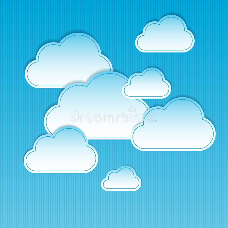 Clouds frame stock vector. Illustration of element, form - 29010861