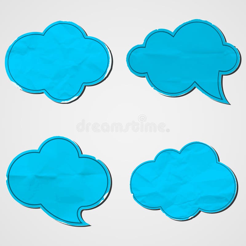Clouds frames stock vector. Illustration of note, frame - 28986254