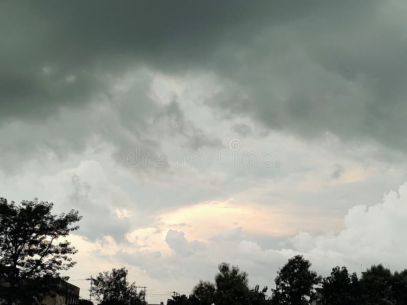 Clouds grey sky with sun stock photo. Image of grey - 225875546