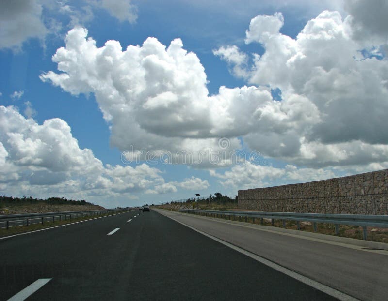 On Ramp stock photo. Image of afternoon, palm, drive, transportation ...