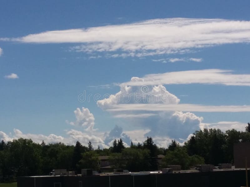 Clouds on the horizon stock image. Image of prairie - 120256367