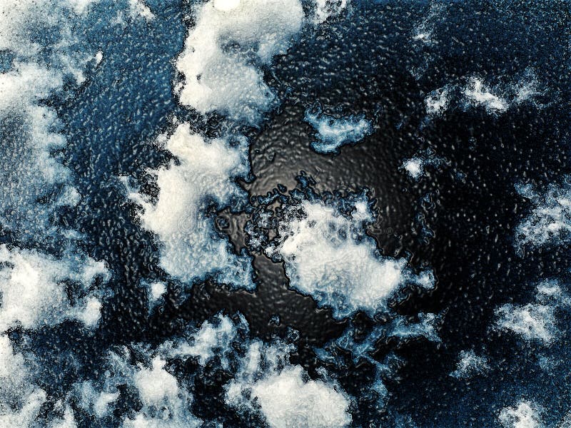 Ice and Oil Texture. Colorful Illustration of Ice and Oil. Stock Image ...