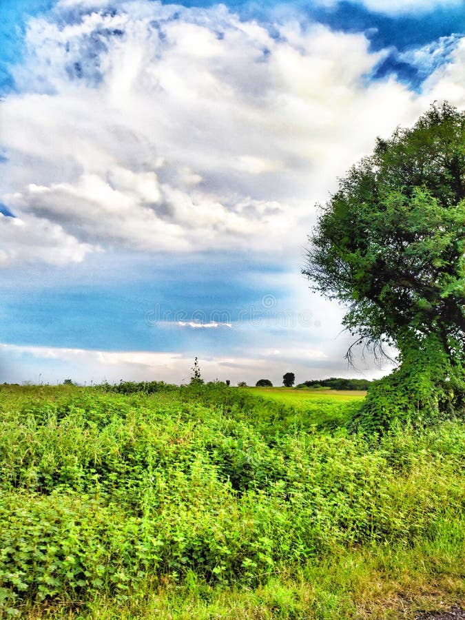 Clouds in India Himachal Sunset Stock Image - Image of india, clouds ...