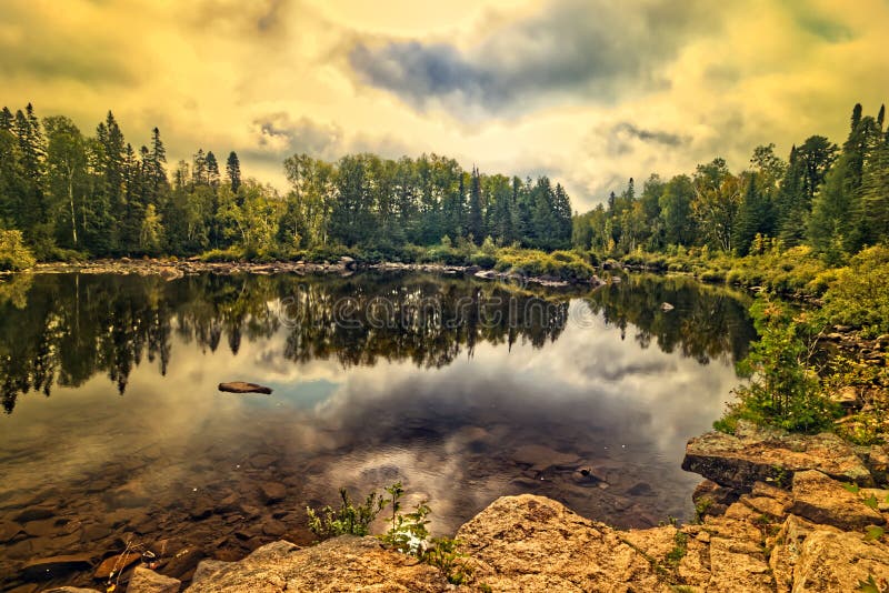 Clouds Int he Morning Sky are Charming Next To the River , Thunder Bay ...