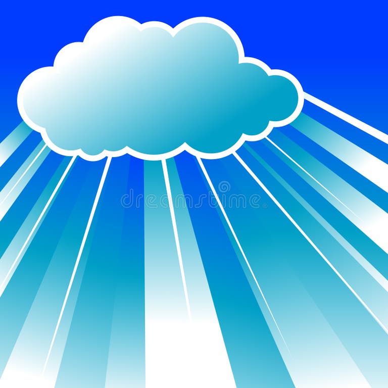 Cartoon Sun Rays Clouds Stock Illustrations – 2,259 Cartoon Sun Rays ...
