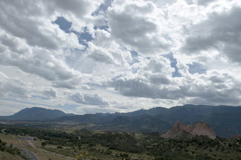Clouds stock image. Image of clouds, blue, white, mountians - 61274213