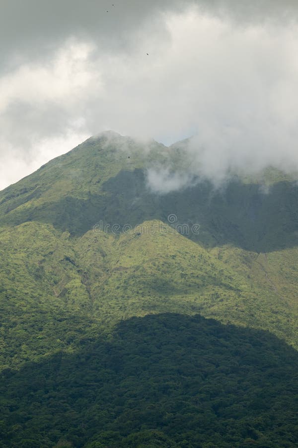 Clouds Over the Arenal Volcano in Costa Rica Stock Image - Image of ...