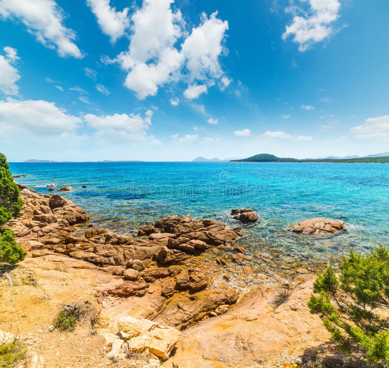 Clouds over Liscia Ruja stock image. Image of nature - 84841567