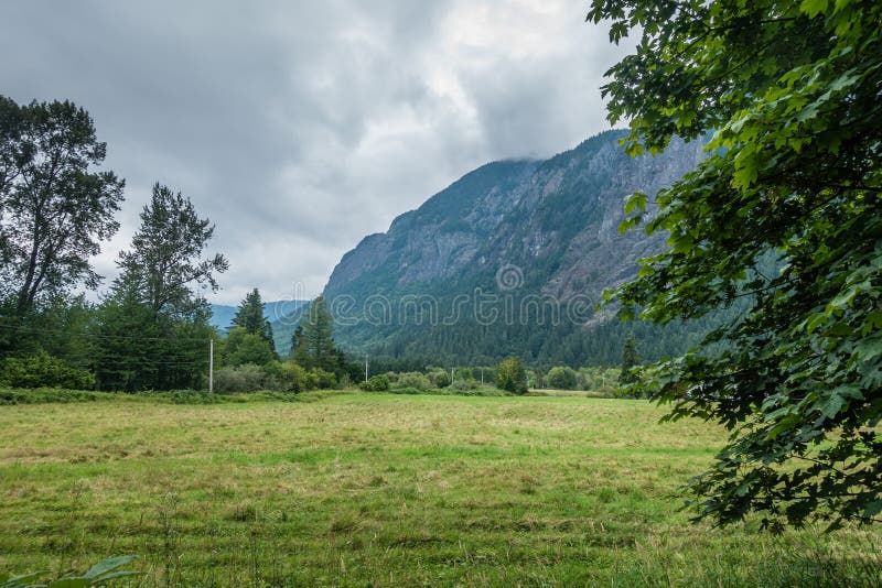 Clouds Over Mount Si 5 stock photo. Image of trees, northwest - 74976922