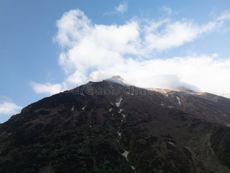 Clouds Over the Mountains, Mountains in the Fog, during Annapurna ...