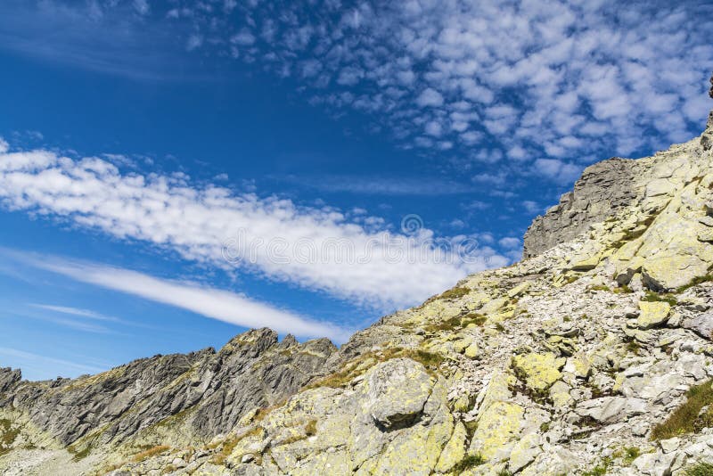 Clouds over the ridge stock photo. Image of slovakia - 59525580