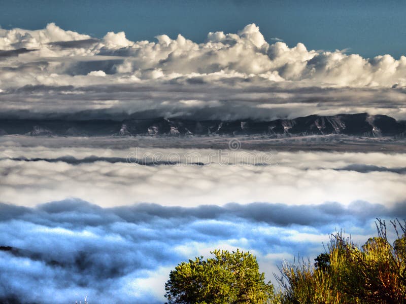 Clouds Over Valley...Clouds Over Cliffs Stock Photo - Image of keeping ...