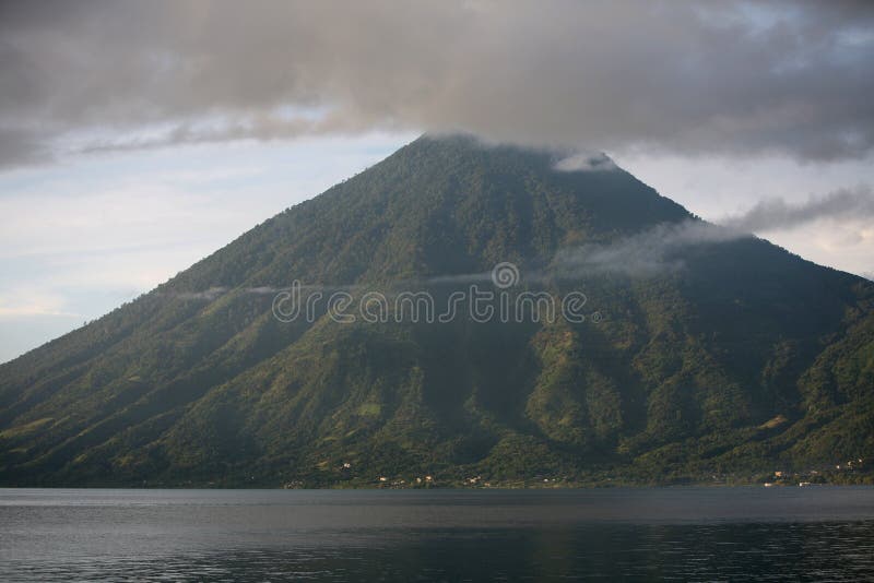 Clouds over volcano stock photo. Image of land, travel - 4316626
