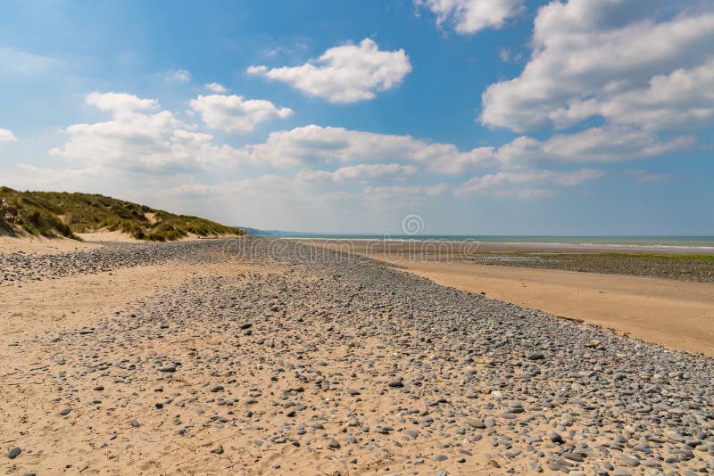 Ynyslas beach, Wales, UK stock image. Image of vacation - 108723241