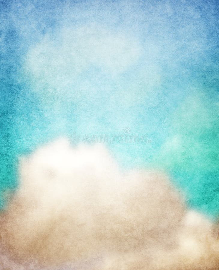 Clouds on paper background stock illustration. Illustration of mist ...