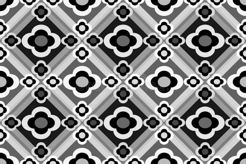 Clouds Pattern in a Seamless Square Grid for Beautiful Tones, Ethnic ...