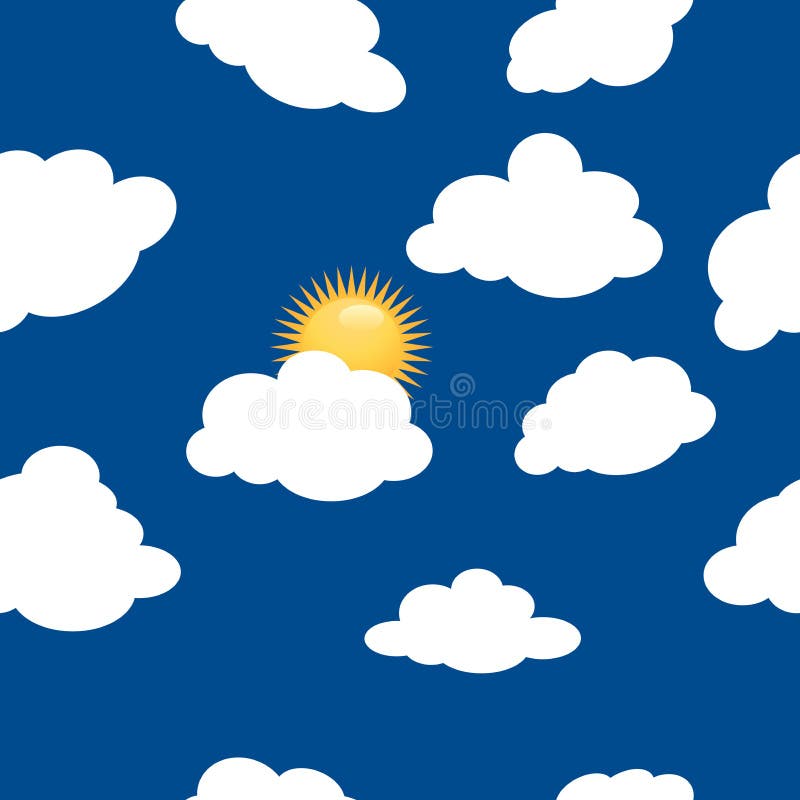 Clouds pattern stock vector. Illustration of abstract - 36798069