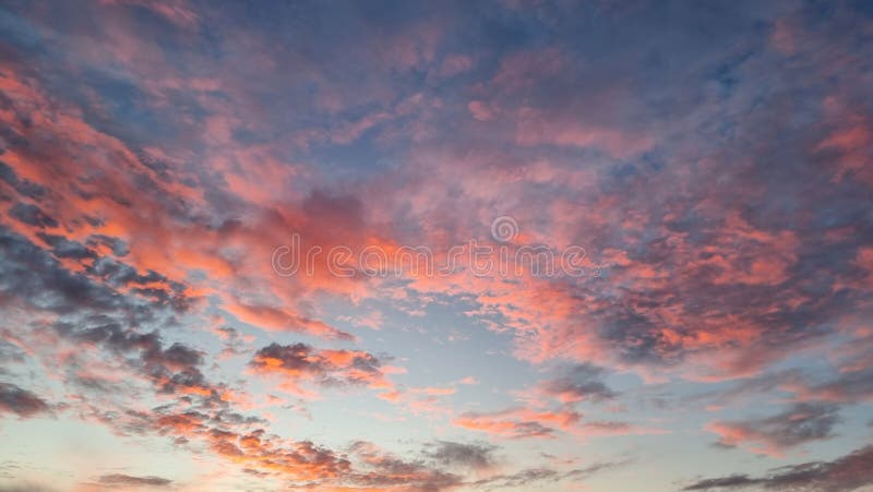 Clouds Pink Orange Atmoshpere Weather Sunrise Stock Photo - Image of ...
