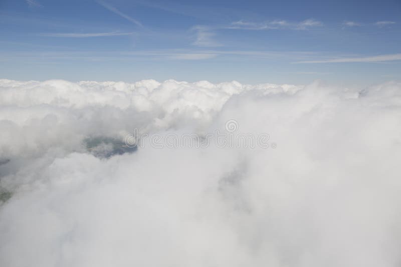 Clouds from the plain view stock photo. Image of atmosphere - 56222996