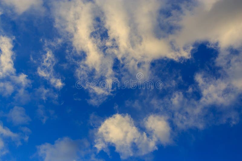 Clouds after Rain before Sunset As a Background Stock Image - Image of ...