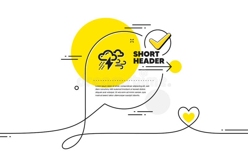 Clouds with Raindrops, Lightning, Wind Icon. Bad Weather Sign. Vector ...